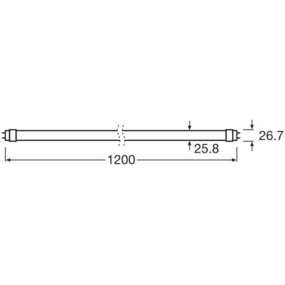 Osram LED-sijalke G13 v obliki cevi 20 W 2400 lm 121,3 cm x 2,7 cm ...