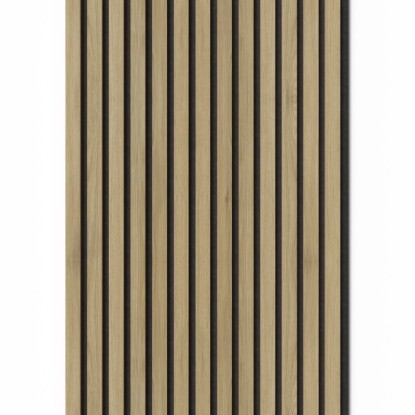Denpanels Akustični panel Acu-Line temni hrast na melaminskem filcu 260 ...