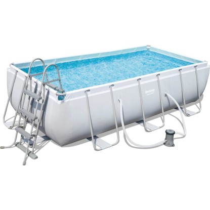 Bestway Montažni bazen z jeklenim ogrodjem 1 m x 4,04 m x 2,01 m | OBI.si