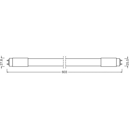 Osram LED-sijalke G13 v obliki cevi 8 W 900 lm 60,3 cm x 2,8 cm hladno ...
